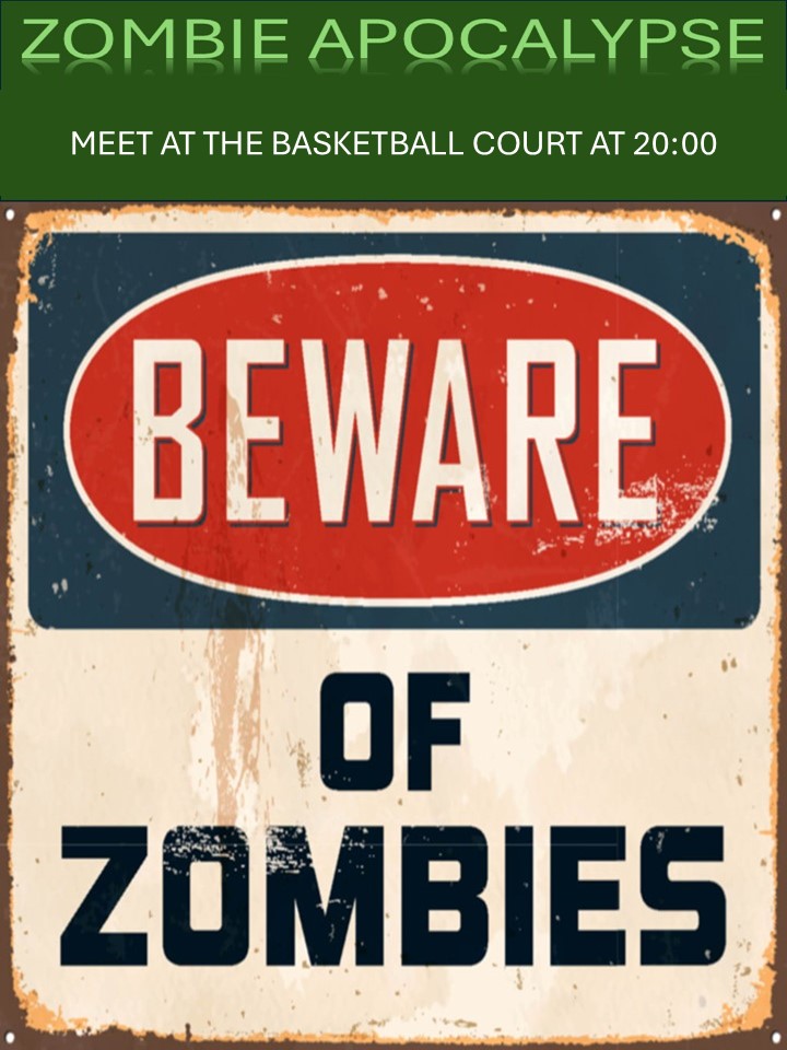 All Students - Zombie Apocalypse | Calendar | Brooke House College